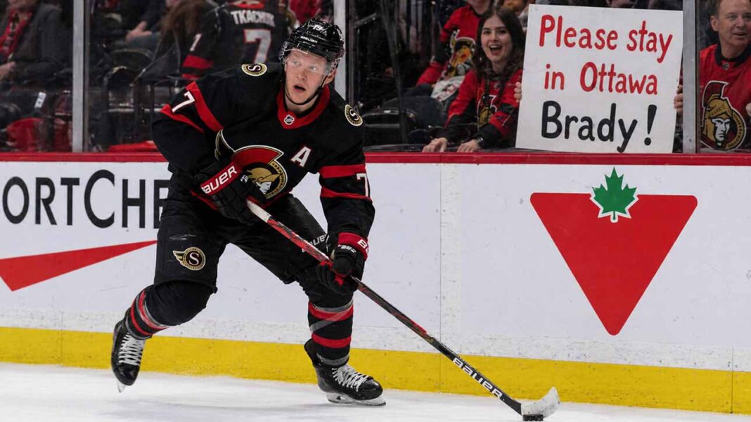 Ottawa Senators Will Not Trade Brady Tkachuk This Offseason - NHL Trade ...