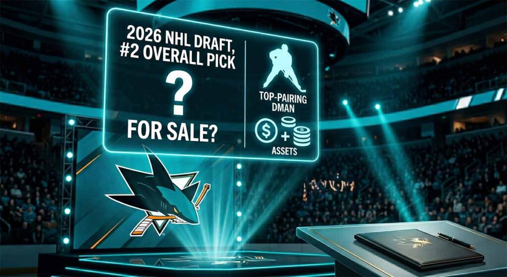 San Jose Sharks Open to Trading 2026 2nd Overall Pick - NHL Trade Rumors